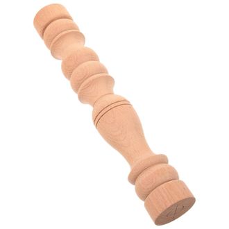 NUOBESTY Zerodeko Unlackierte Holzs&auml;ule f&uuml;r M&ouml;bel Gedrechselte R&ouml;mische S&auml;ulenverzierung Robuste Holzs&auml;ule f&uuml;r Schuh Weinschr&auml;nke Kunstvolles Holzschnitzwerk V