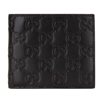 Gucci Guccissima Bi-fold Geldb&ouml;rse - - Accessories - Herren - Schwarzk - ONE SIZE
