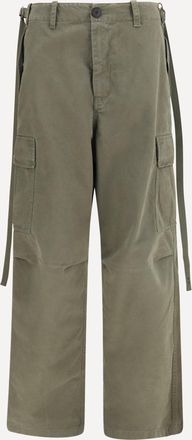Fendi Cotton Cargo Pants Female 42