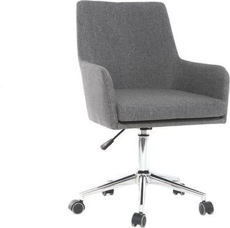 Miliboo Design-Bürosessel Stoff Anthrazitgrau shana