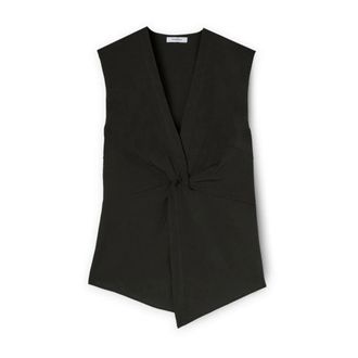 Motivi Crop-Top mit Wickeldesign - - Suits - Damen - Schwarzk - XS