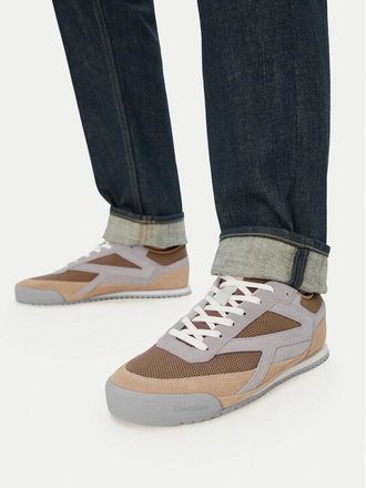 Calvin Klein Sneakers Low Pro Runner Mix Mat HM0HM02208 Braun