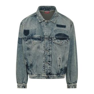 Diesel Homme, Vestes, Bleu, Taille: XL D-Denver-S2 Denim Jacket