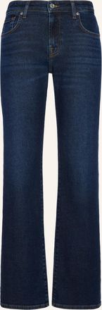 7 For All Mankind Straight Jeans Calie blau
