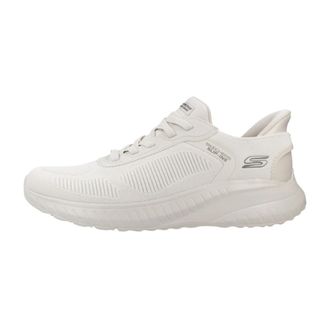 Skechers Homme, Chaussures, Blanc, Taille: 45 EU BOB Squad Chaos Solid Step