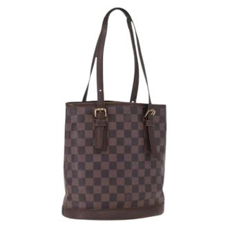 Louis Vuitton Sac Seau en Toile Vintage Pre-owned - Femme - Pre-owned - Brun - Taille: ONE Size