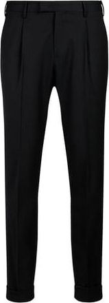 PT01 Pantalon slim en laine m&eacute;lang&eacute;e