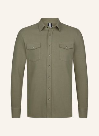 Profuomo Profuomo Solid Overshirt gruen