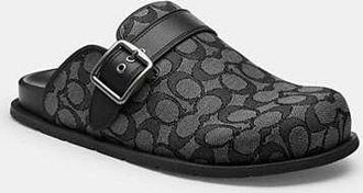 Coach Clog Aus Signature-Jacquard Mit Schnalle
