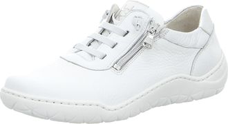 Waldl&auml;ufer Moderner Damen Schn&uuml;rschuh, Bequemschuh K-Milena Wei&szlig; aus Hirschleder. wei&szlig; Gr. 37,5