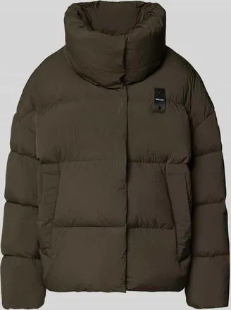 Blauer Wendejacke mit Steppn&auml;hten Modell ROSS