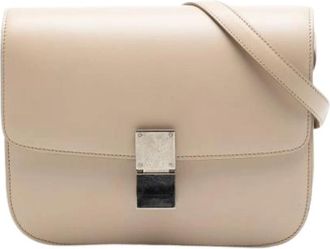 Celine Pre-owned Sac Bo&icirc;te Classique - Femme - Pre-owned - Beige - Taille: ONE Size