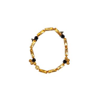 Jil Sander Femme, Accessoires, Jaune, Taille: ONE Size Ensemble de Colliers en Cristal