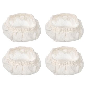 Valiclud 4 St&uuml;ck Baumwoll Deckel f&uuml;r Einmachgl&auml;ser 8 10cm Stoffabdeckung f&uuml;r Hefeg&auml;rtank Luftdurchl&auml;ssiger Staubdichter K&uuml;chen Glasdeckel f&uuml;r Fermentation und 