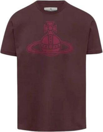 Vivienne Westwood Femme, Tops, Rouge, Taille: 36 FR Paris Orb Classic T-Shirt