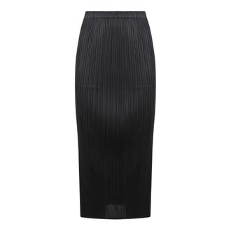 Issey Miyake Femme, Jupes, Noir, Taille: 42 FR Basics Skirt