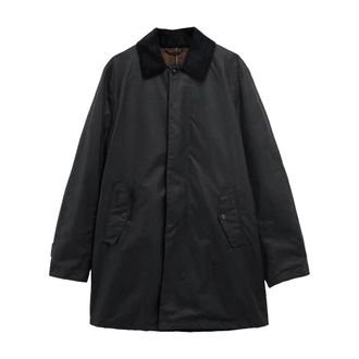 Barbour Tyne Waxed Coat - - Coats - Herren - Blau - M