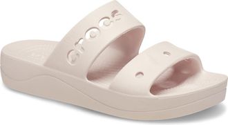 Crocs Baya Platform Sandal 37-38 EU Barely Pink