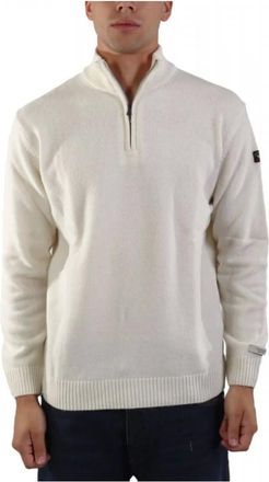 Paul & Shark Homme, Pulls, Beige, Taille: L Long Turtleneck