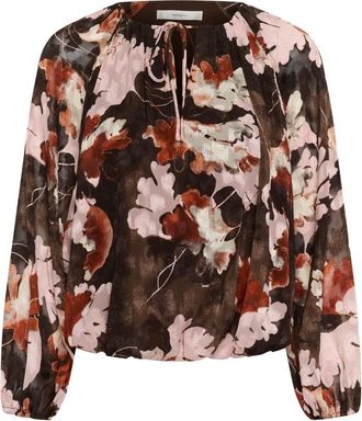 Inwear Blouse Mason col en V - Femme - Blouses et Chemises - Multicolore - Taille: 44 FR