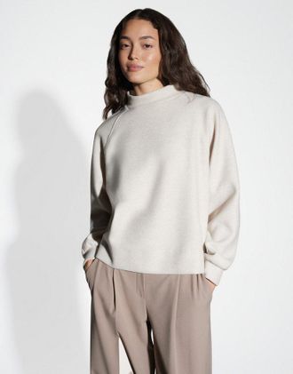 OPUS Sweatshirt GRAPINA Loose mit feiner Fleeceoptik