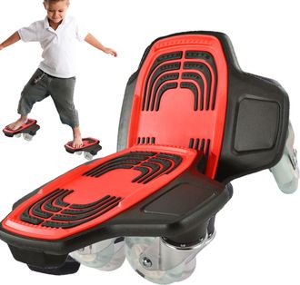 Generico Split-Skateboard, 78 x 19 cm, PU- mit weichem Kugellager, Design und robust, rutschfeste Oberfl&auml;che | Skateboard f&uuml;r Anf&auml;nger, Adol