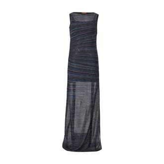 Missoni Gestreiftes Pailletten-Maxikleid - - Dresses - Damen - Mehrfarbig - L