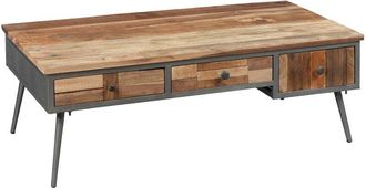 Altobuy Altobuy - leonard - Table Basse Rectangulaire avec Tiroirs