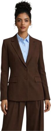 Imperial Femme, Vestes, Brun, Taille: 40 FR abiti Poliestere