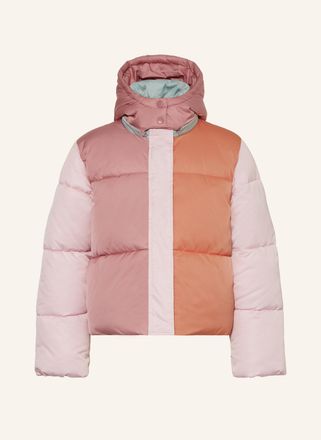 Stella McCartney Stella Mccartney Kids Steppjacke Mit Abnehmbarer Kapuze pink