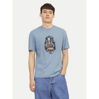 Jack & Jones Jack & Jones T-Shirt Seven Skull 12262491 Grün Regular Fit