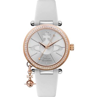 Vivienne Westwood Uhr - Quarzuhr Orb - Gr. unisize - in Wei&szlig; - f&uuml;r Damen