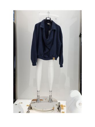 Dior Mens Sweatshirt Felpa Blue Cotton Sweatshirts Sweater