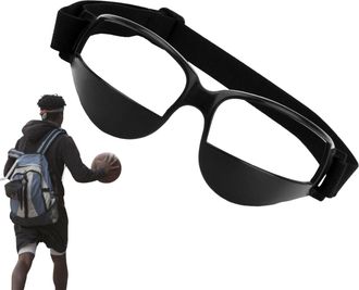 Generic Dribbelbrille Basketball Fussball,5St&uuml;ck Trainingsbrille, Schwarze Sportbrille, Verstellbar, AntiBogen, f&uuml;r Schule,Teenager