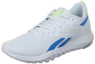 Reebok Herren FLEXAGON Force 4 Sneaker,Footwear White Kinetic Blue Digital Lime,45 EU