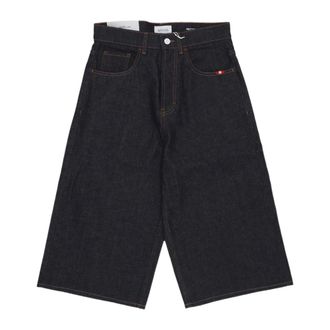 Amish Jeans Corto Huge Bermuda Denim - - Shorts - Herren - Blau - W30
