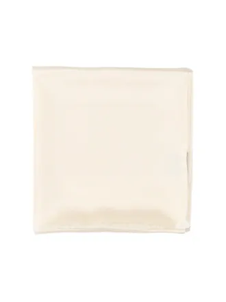 Destin Unisex Scarfs White Silk