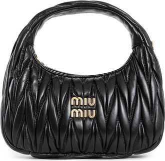 Miu Miu Hobo Wander Matelass&eacute; Hobo Bag