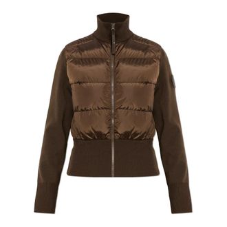 Canada Goose Femme, Pulls, Brun, Taille: 38 FR HyBridge Wide Quilt Knit Jacket Tonal Label