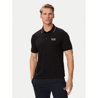 Emporio Armani Poloshirt 8NPF16 PJVUZ 1200 Schwarz Slim Fit