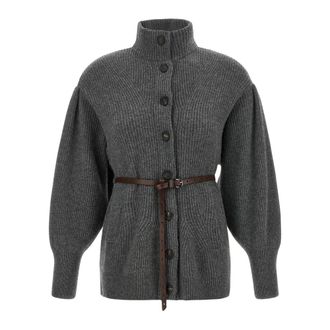 Brunello Cucinelli Damen, Strickwaren, Grau, XSGr&ouml;&szlig;e