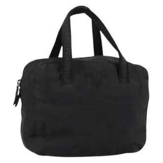 Prada Pre-owned Nylon sacs-main - Femme - Pre-owned - Noir - Taille: ONE Size