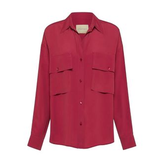 Momoni Damen, Blusen & Hemden, Rot, MGr&ouml;&szlig;e