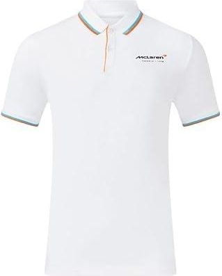 Castore McLaren F1 Core Essential Polo pour Homme (FR/ES, Alpha/Lettres, TG, Taille Normale, Taille Normale, Blanc)