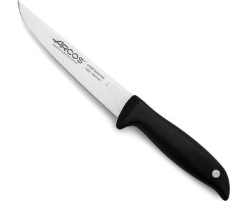 Arcos Serie Menorca - Küchenmesser - Klinge Nitrum Edelstahl 150 mm - HandGriff Polypropylen Farbe Schwarz