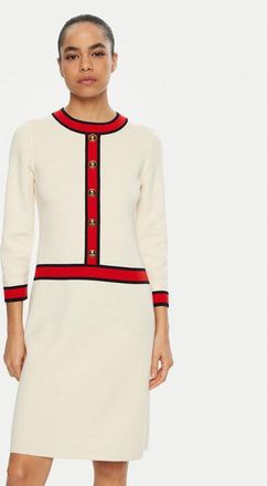 Luisa Spagnoli Strickkleid Mauri 100025 Beige Regular Fit