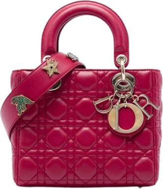 Dior Pre-owned Lady Dior - Femme - Pre-owned - Rouge - Taille: ONE Size