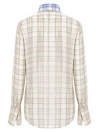 Acne Studios Silk Bow Blouse - Multicolor