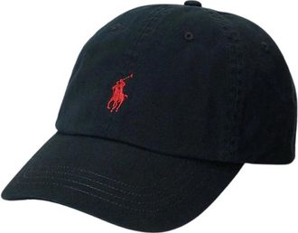 Ralph Lauren The Iconic Cotton Chino Ball Cap - - Accessories - Herren - Schwarzk - ONE SIZE