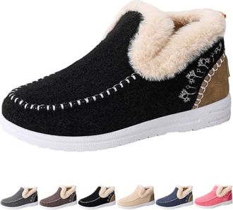 Generic Bottes orthop&eacute;diques confortables en polaire pour homme et femme - Doublure en peluche chaude - Antid&eacute;rapantes - Bottes d&eacute;contract&eacute;es l&eacute;g&egrave;res et chaud